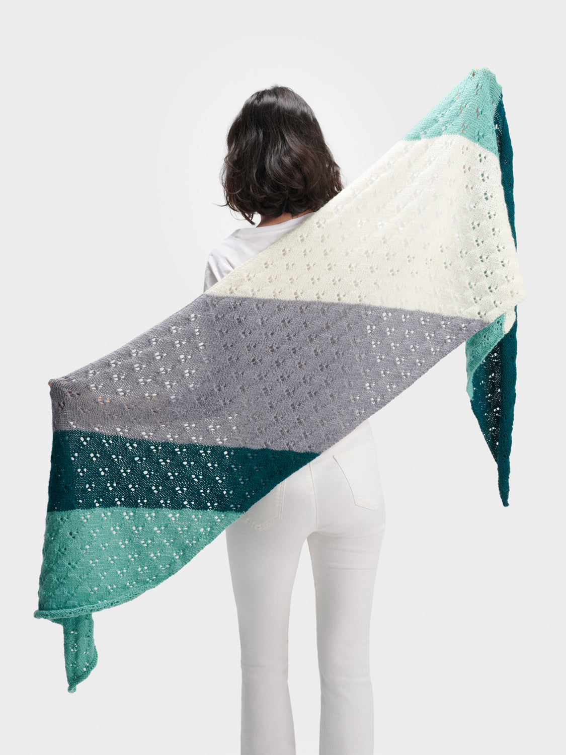 Patrón gratuito para tejer chal moderno - Chal Forest – The Lanners