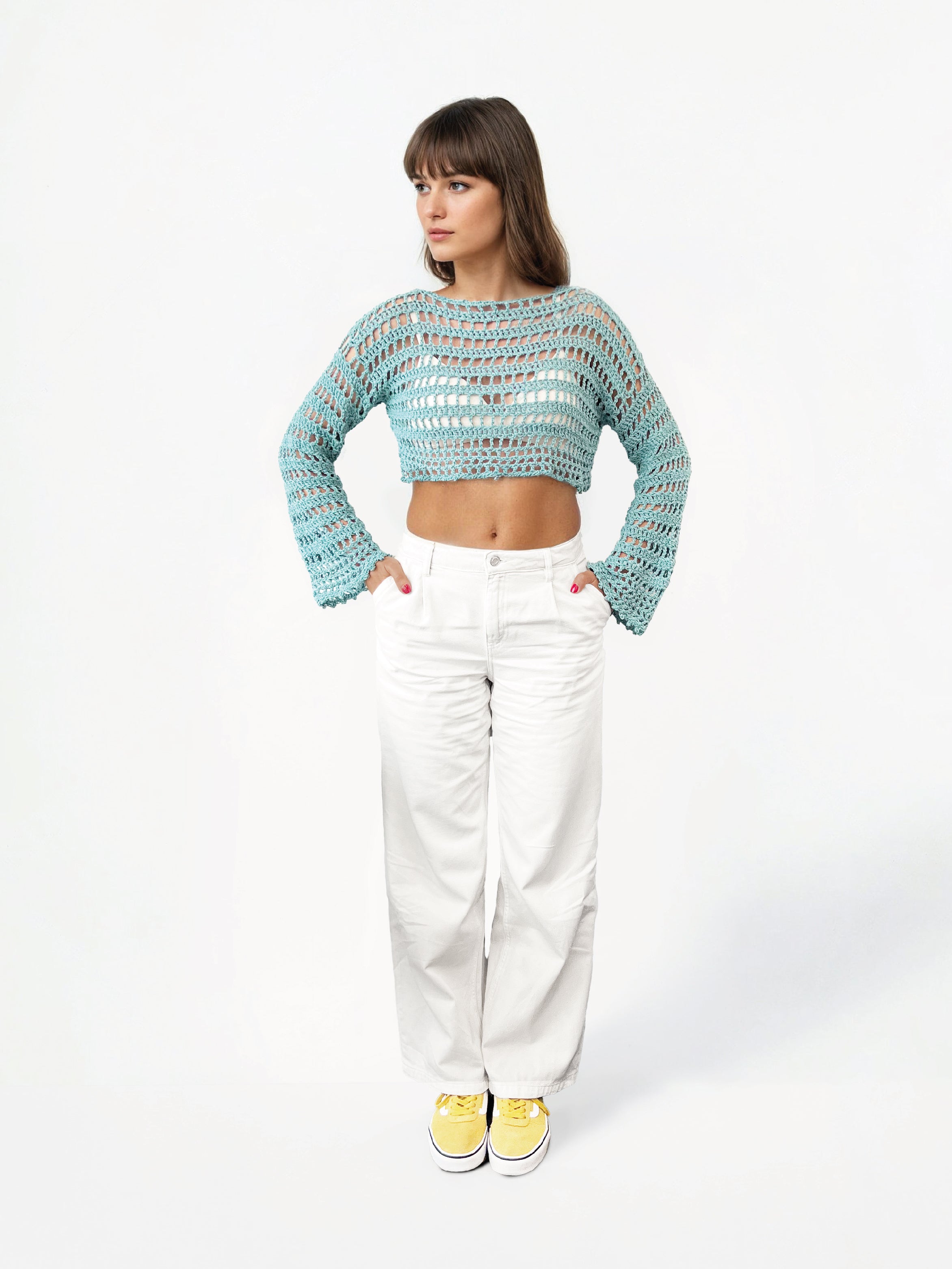 Patrón gratuito para tejer jersey de crochet - Jersey Bloom – The Lanners