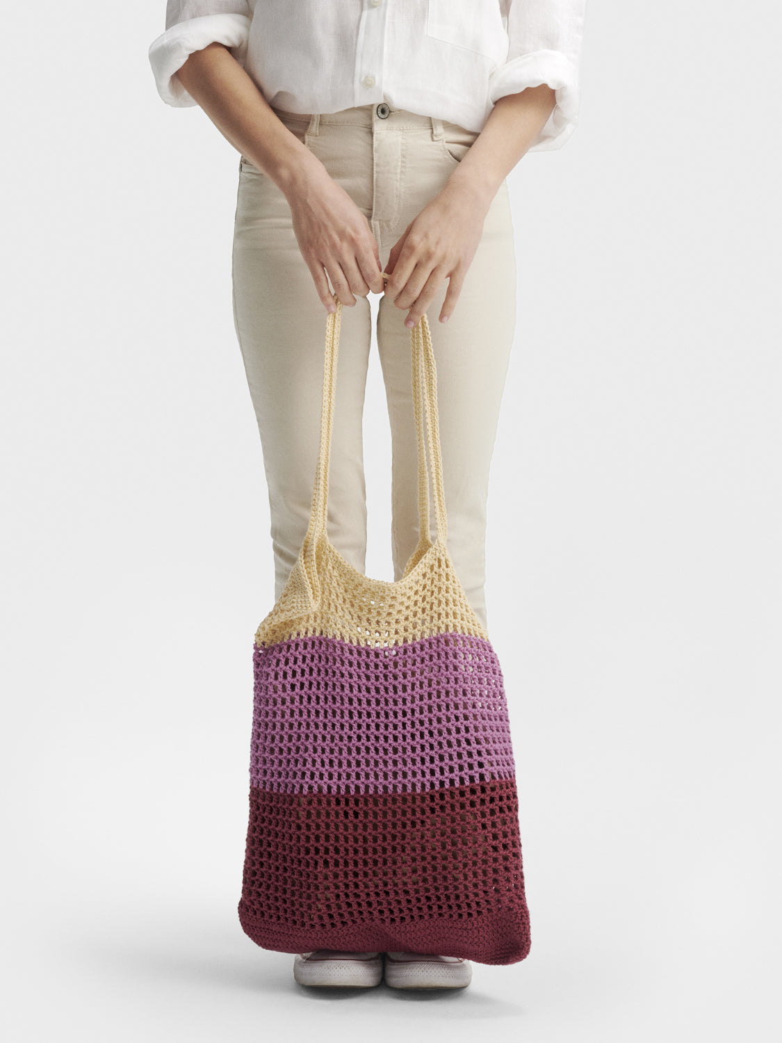 Kit de crochet para tejer bolsa sostenible de algodón - Malibú Bag ...